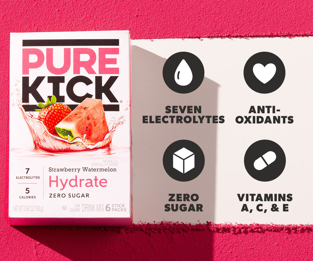 Pure Kick Hydrate Zero-Sugar Hydrating Drink Mix