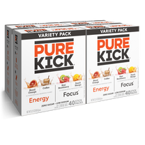 Pure Kick Energy Focus Variety Pack: Sustained Energy, Sharp Focus