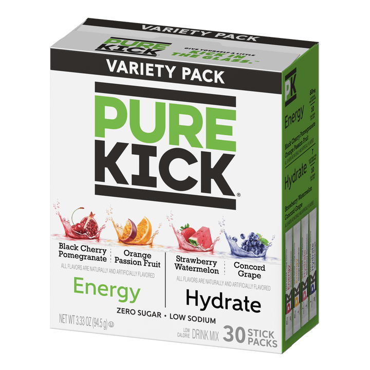 Revitalize Your Routine with Pure Kick's Energizing Drink Mixes